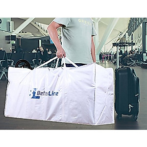 Extra Large Storage Bag - Heavy Duty 45x22x16 Inches Huge Tote Duffel with Max Load of 100 lbs. (45kg) - Tear-resistant & Water-resistant Polypropylene Woven Cloth, With Zippers