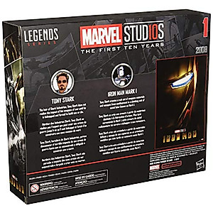 Marvel Studios Legends Series Hasbro Tony Stark & Iron Man Mark 1 2-Pack Action Figures.