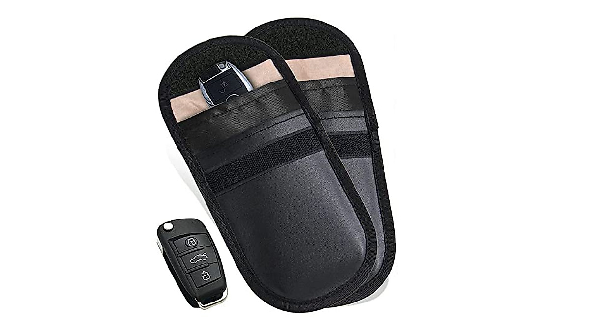 PCP Mart Faraday Pouch for Key Fob - Signal Blocking RFID Car Key Case
