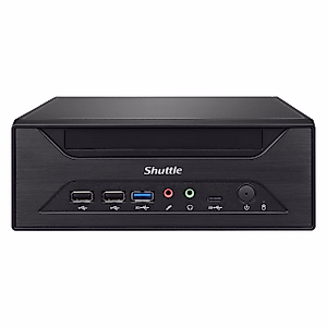Shuttle XPC Slim XH610 Barebone PC Intel H610 Support 12th/13th Gen 65W Alder Lake/Raptor Lake LGA1700 CPU No Ram No HDD/SSD No CPU No OS