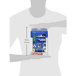 Daron Chevron Gift Pack 10-Piece , Blue