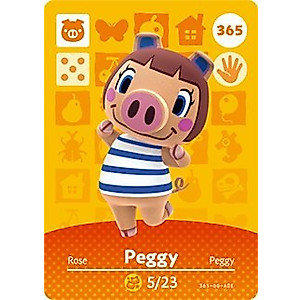 Peggy - Nintendo Animal Crossing Happy Home Designer Series 4 Amiibo Card - 365