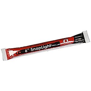 Cyalume 9-00721 Snap Light Stick, 6", Red (Pack of 20)
