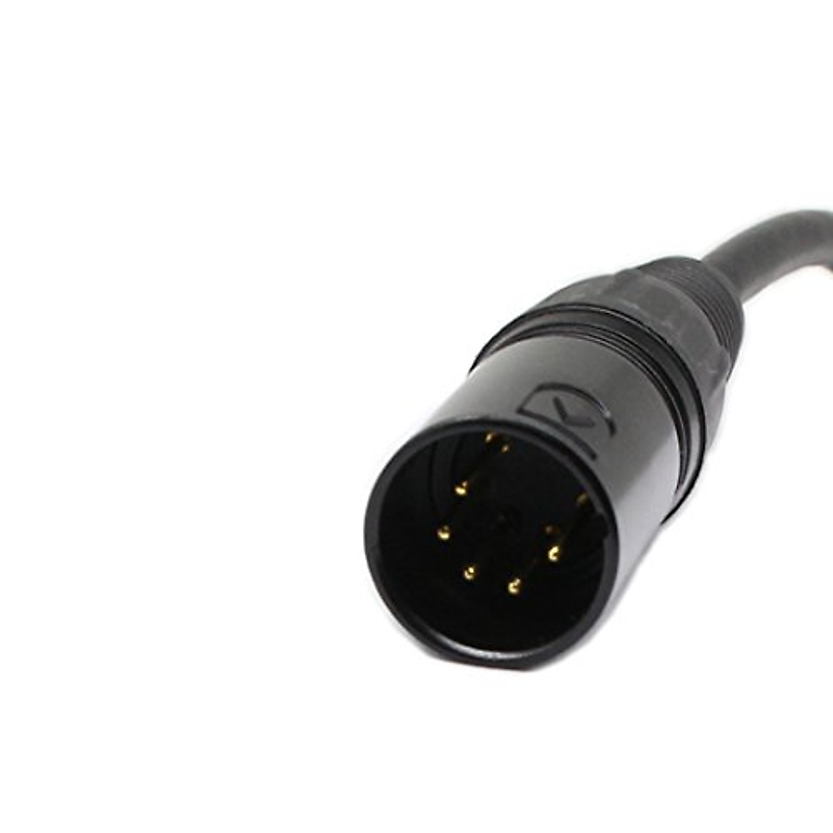 SinLoon (0.5M) DMX Stage Light Cable,DJ XLR Cable, 3-Pin Female XLR to 5-Pin Male XLR DMX Turnaround Connection for Moving Head Light Par Light Spotlight with XLR Input & Output (5male)