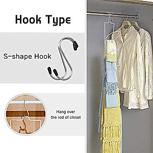 Livememory Hat Rack, Hanging Wigs Rack Baseball Caps Rack Hat Organizer for Door, Wall, Closet, Bathroom,10pcs (White)