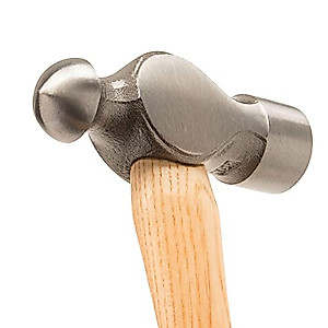 ESTWING Ball Peen Hammer - 16 oz Metalworking Tool with Forged Steel Head & Hickory Wood Handle - MRW16BP