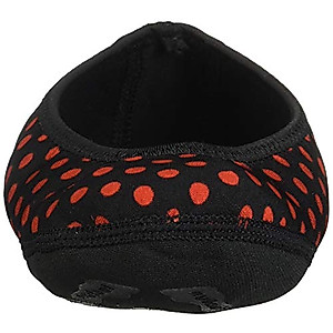 Nufoot Ballet Flats Women's Shoes Foldable & Flexible Flats Slipper Socks Travel Slippers & Exercise Shoes Dance Shoes Yoga Socks House Shoes Indoor Slippers Black with Red Polka Dots Small