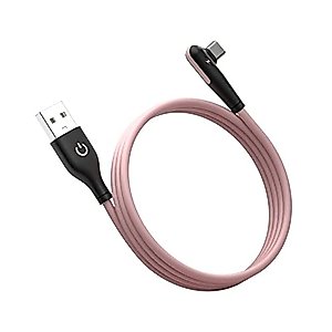 BGNTBUK Phones Chargers Android USB C Cable Right Angle 90° Elbow USB A to C Liquid Silicone Fast Charging Cable Usb3 A to B