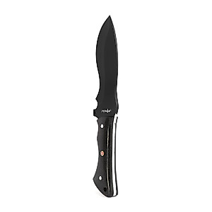 Perkin Hunting Knife With with Leather Sheath Tracker Knife Full Tang Fixed Blade Knife - BLK Tracker