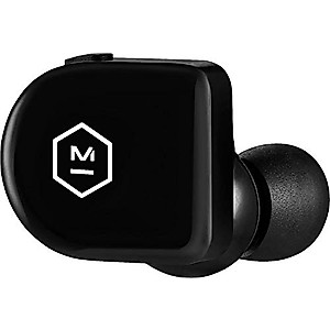 MASTER & DYNAMIC MW07 GO True Wireless Earphones - Water Resistant Earbuds - Sport & Travel Bluetooth, Lightweight in-Ear Headphones - Jet Black