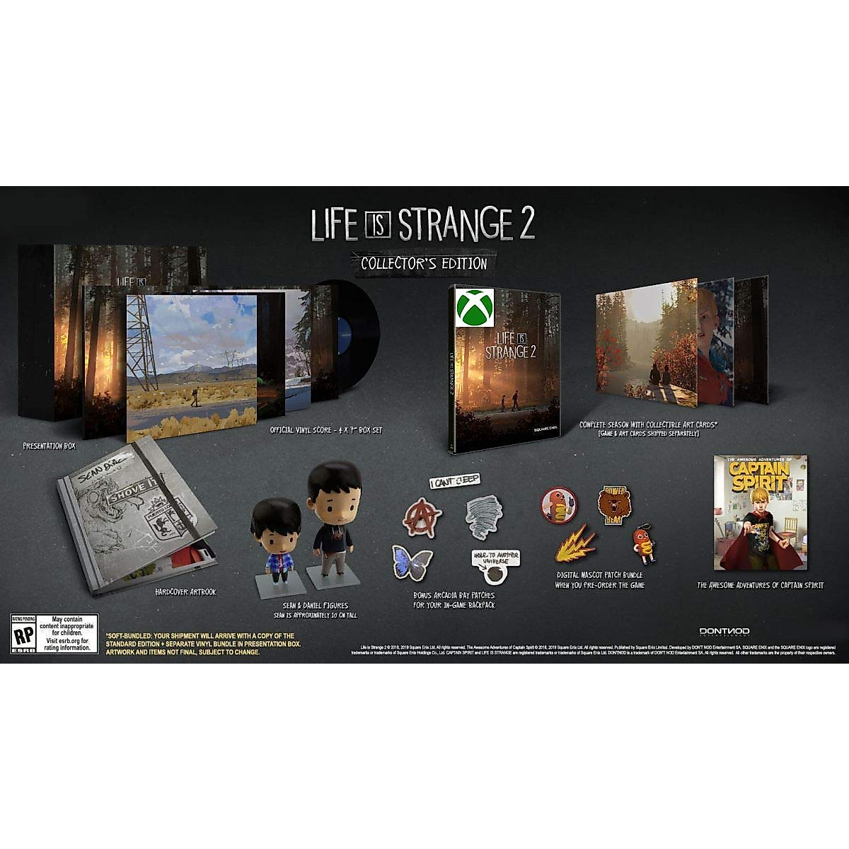Official Life Is Strange Part 2 Exclusive Limited Edition Collectors Bundle For Xbox One