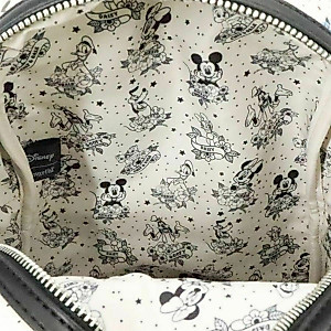 Loungefly - Disney - Mickey Mouse and Friends - Tattoo Art - Mini Backpack Purse, Multicolor