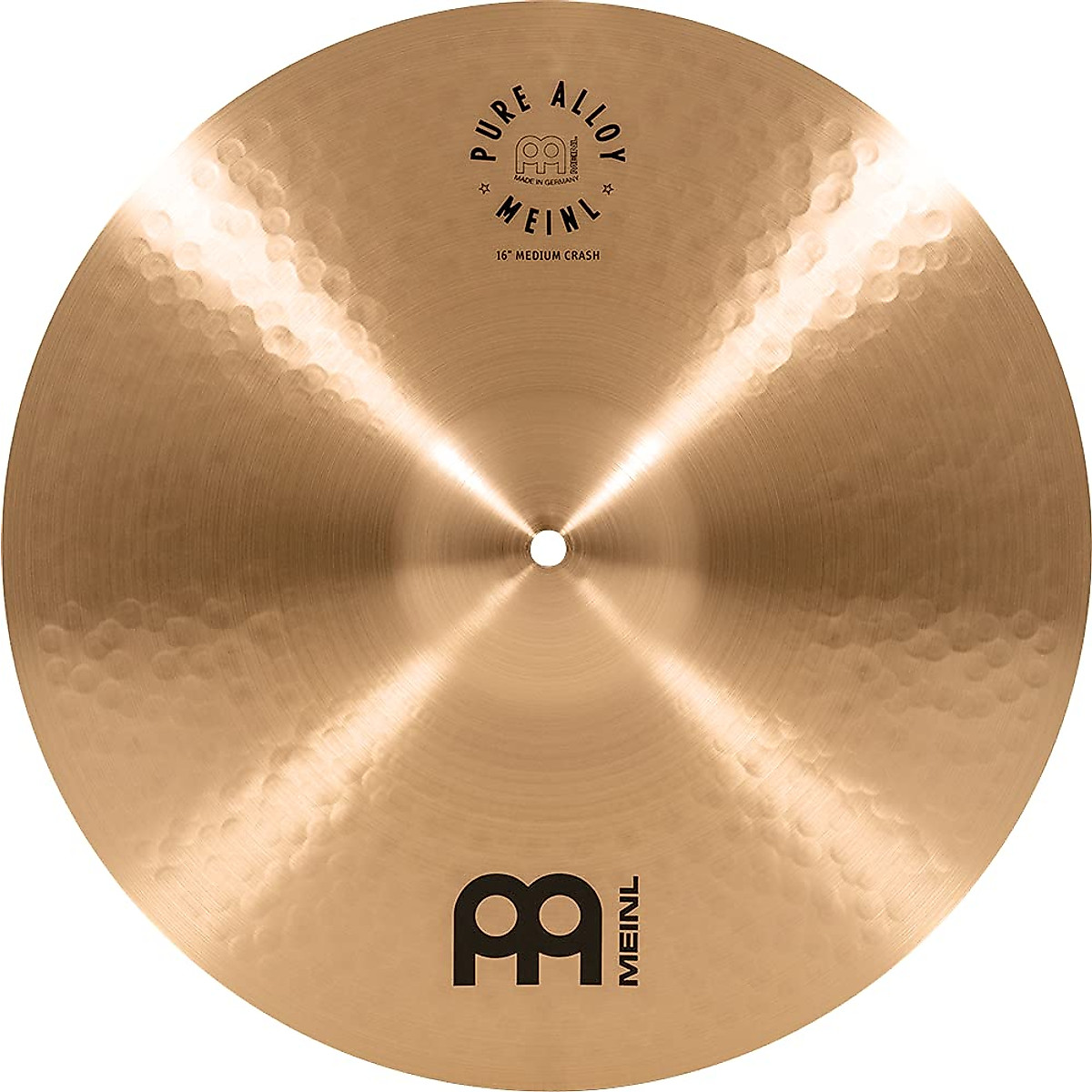 Meinl 16" Medium Crash Cymbal - Pure Alloy Traditional - Made in Germany, 2-YEAR WARRANTY (PA16MC)