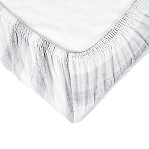 Lush Decor Baby Seaside Starfish Organic Cotton 2 Pack Changing Pad Cover, Blue