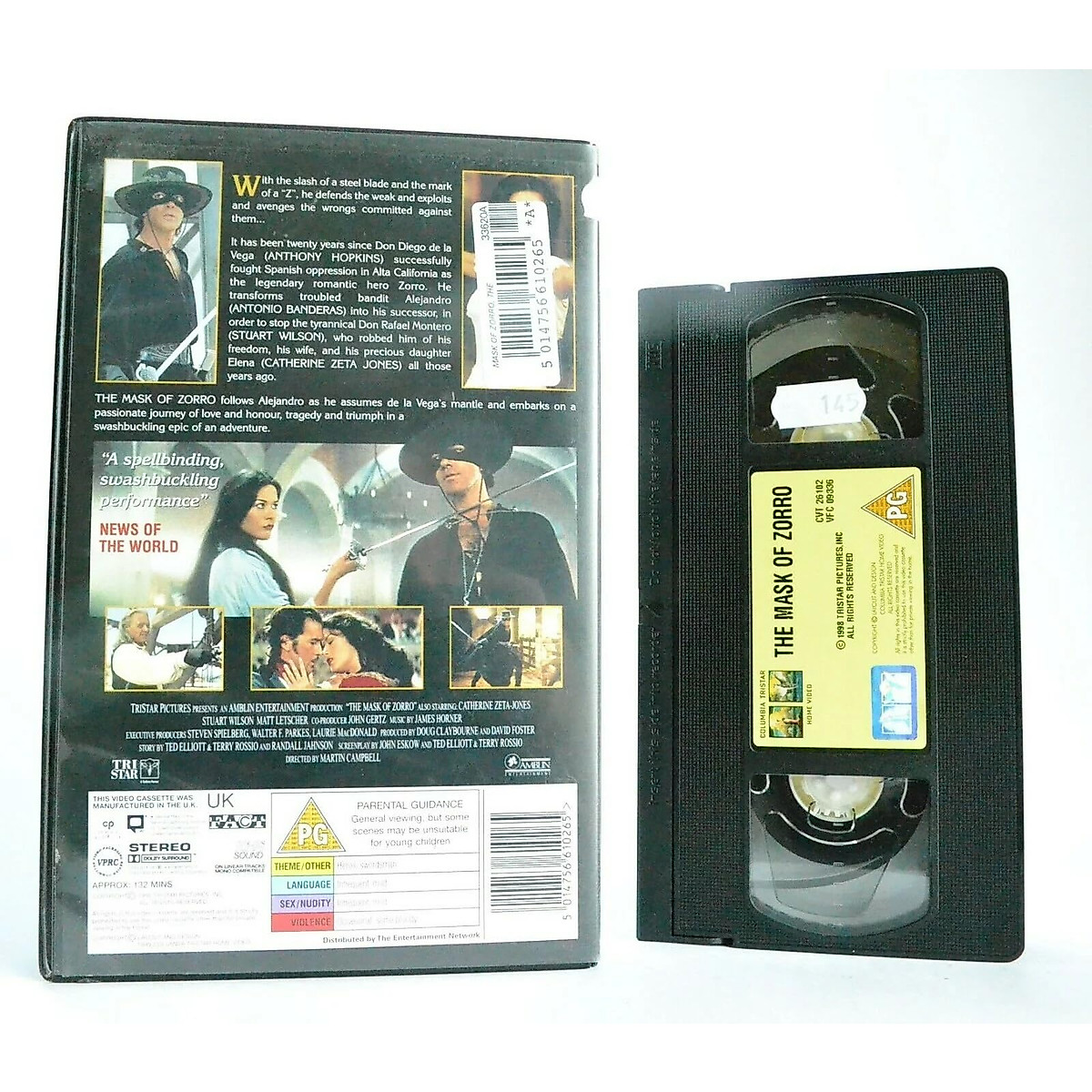 The Mask Of Zorro [VHS]