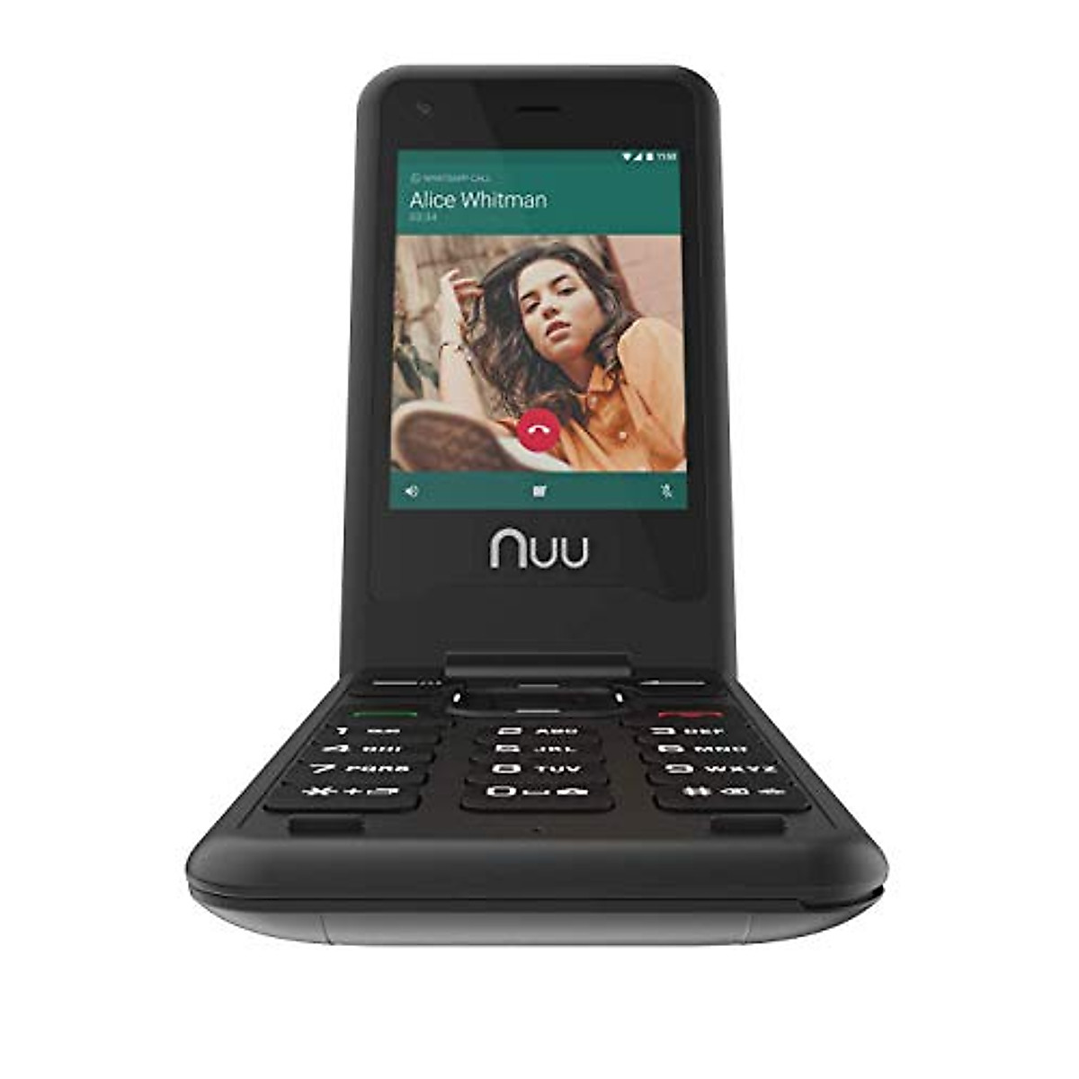 NUU Mobile F4L LTE Flip Phone (Verizon Certified)