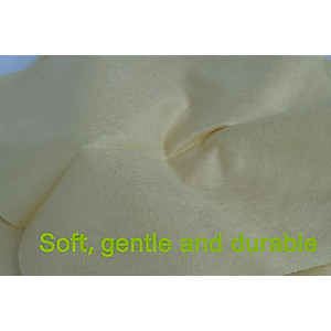 400 Count Careboree Unbleached Dry Baby Wipes Unscented Multi-Purpose Cotton Tissue Small Size