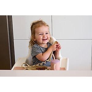 Smack Fun - Silicone Baby Feeding Spoons | 2 Pack (Tradewinds/Shifting Sand)