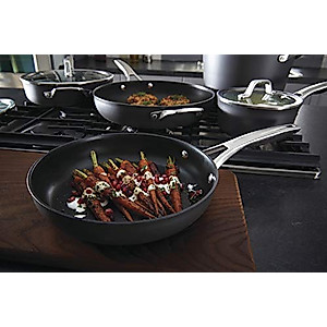 Calphalon 11-Piece Pots and Pans Set, Nonstick Kitchen Cookware with Stay-Cool Handles, Dishwasher and Metal Utensil Safe, Black