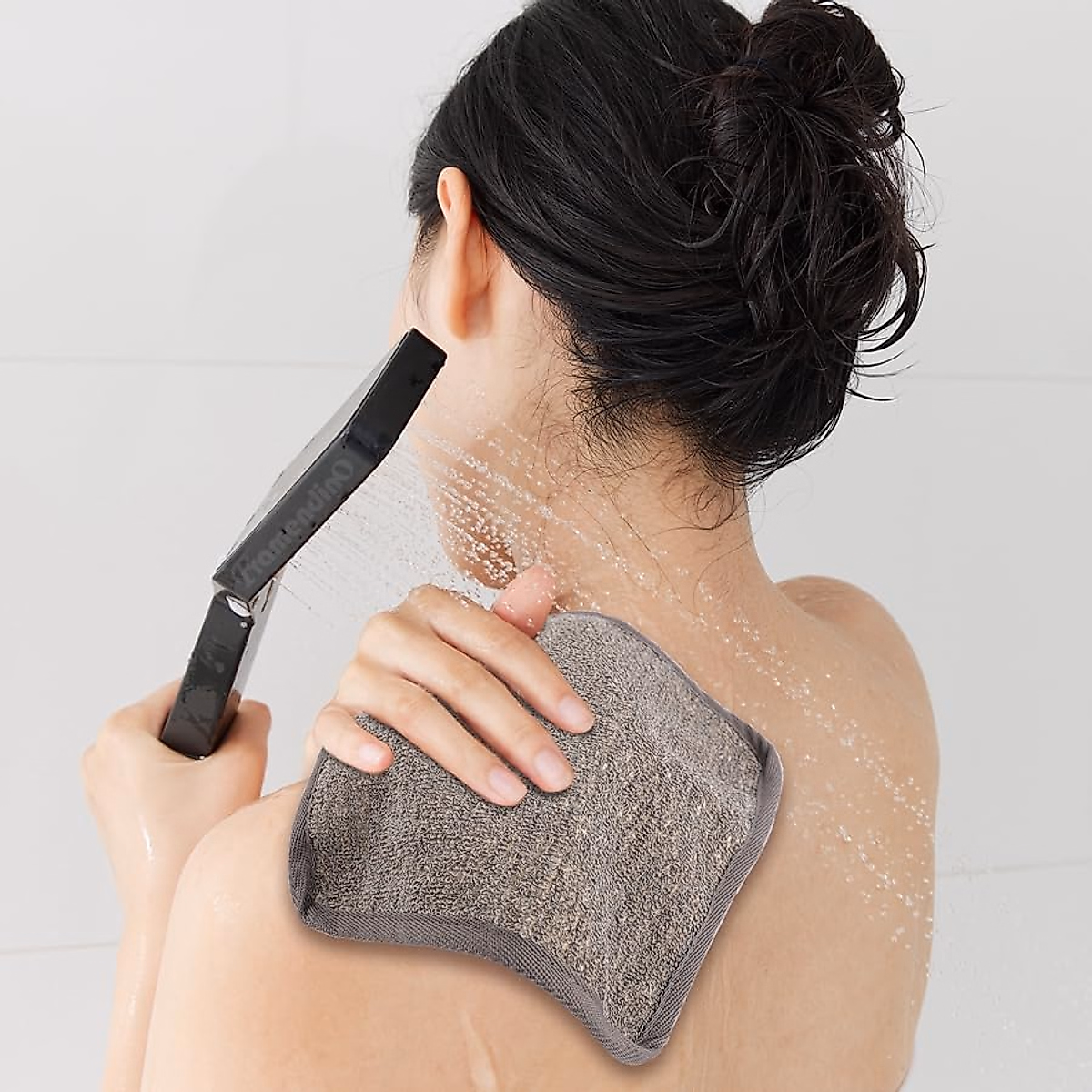 Framendino, 3 Pack Dual-Textured Exfoliating Washcloth with Soft and Scrubbing Side Body Exfoliation Wash Clothes for Bath Shower