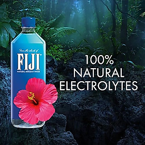 FIJI Natural Artesian Bottled Water 1 Liter / 33.8 Fl Ounce (Pack of 6)