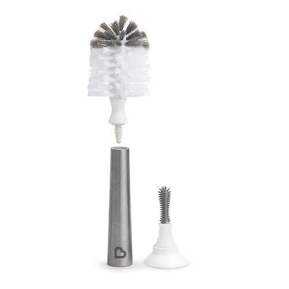Munchkin® Shine™ Stainless Steel Bottle Brush and Refill Brush Head