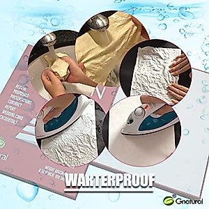 100% Cotton Paper，8.5 x 11 inch Business Paper, 24lb Inkjet Laser Printing Paper, White Color Waterproof Watermark Paper - 100 Sheets Low Starch