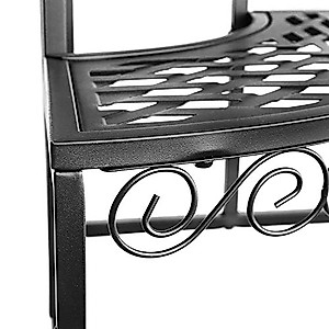 FOYUEE Corner Plant Stand Outdoor Metal 3 Tier Stands For Multiple Plants Ladder Potted Indoor Shelf Holder Rack