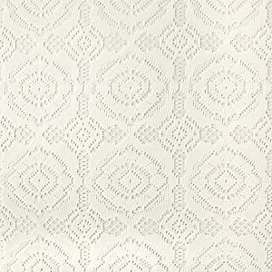 DII Home Essentials 100% Polyester, Machine Washable, Shabby Chic, Vintage Tablecloth or Overlay 63" Round, Vintage Lace Cream