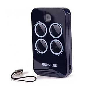 L.A. Ornamental Genius Echo TX4 RC 433 MHz Remote Control Transmitter Garage Door Openers, Blue
