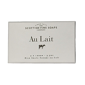 The Scottish Fine Soaps Company Au Lait Milk Soaps (4 x 100g)