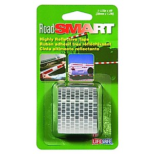 Incom RE802 1-1/2" X 4' Silver Highly Reflective Tape
