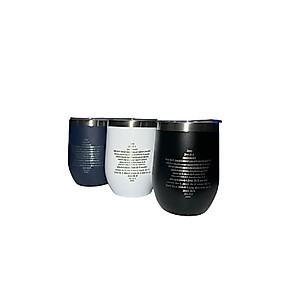 Immerse yourself in the artistry of precision laser engraving, showcasing a heartfelt message of support for Israel and the Jewish community tumbler. (Blue A - Never)