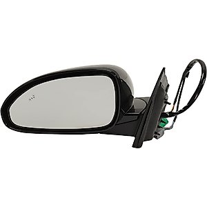 Kool Vue Driver Side Power Heated Mirror for Buick Enclave 2013-2017 Power Fold With Signal Light, Blind Spot Monitor & Memory Paintable
