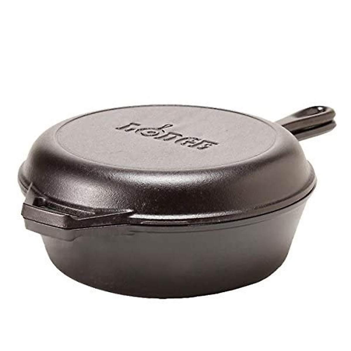 Lodge LCC3 Cast Iron Combo Cooker, Pre-Seasoned, 10.25" -Quart