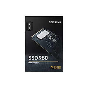 SAMSUNG 980 SSD 500GB PCle 3.0x4, NVMe M.2 2280, Internal Solid State Drive, Storage for PC, Laptops, Gaming and More, HMB Technology, Intelligent Turbowrite, Speeds up-to 3,500MB/s, MZ-V8V500B/AM