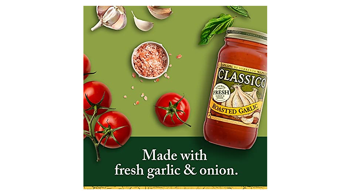 Classico Roasted Garlic Tomato Pasta Sauce - 24 oz