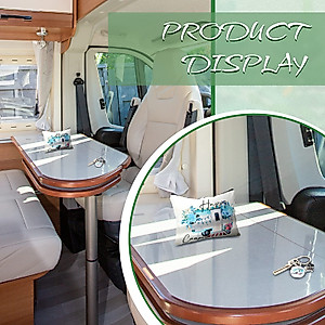 6 Pcs Camping Kitchen Towels Camping Accessories Set Funny Dish Towels, Camper Keychain, Camper Makeup Bag with Funny Sayings Novelty Gifts for Campers Camping Accessories Christmas Camper Gifts