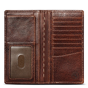House of Jack Co. COLT Long Bifold Wallet | Rodeo Wallet | Full Grain Cowhide Leather | Long Bifold Men's Wallet | Western Wallet