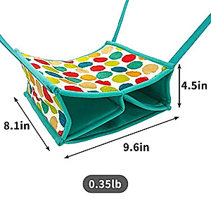 PINVNBY Hamster Hammock Warm Ferret Bed Cage Accessories Hanging Sugar Glider Bunkbed Swinging Bedding Cage Toy Cage Chinchilla Double-Layer Hideout for Rat Squirrel Parrot Kitten