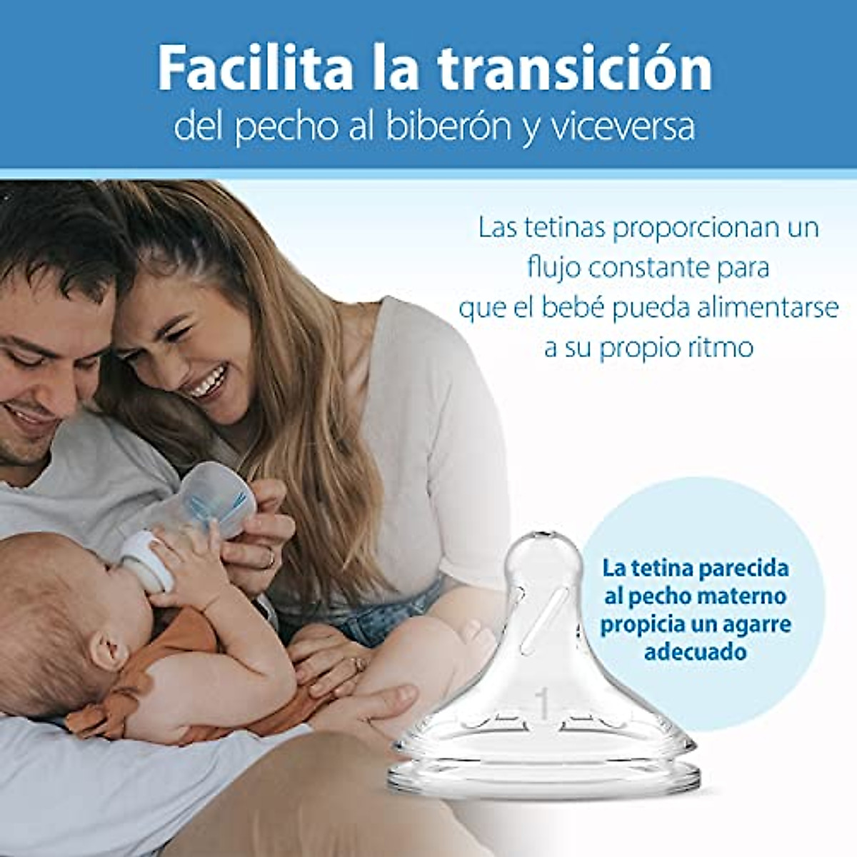 Dr. Brown’s Natural Flow Anti-Colic Options+Wide-Neck Baby Bottle, 5 oz/150 mL, Level 1 Nipple, 1-Pack, 0m+