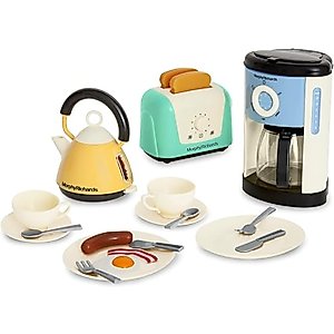 Casdon Morphy Richards Toys - Complete Kitchen Set - Toy Appliance Playset for Kids with Toaster, Coffee Maker, Kettle, Play Food & More - for Children Aged 3+