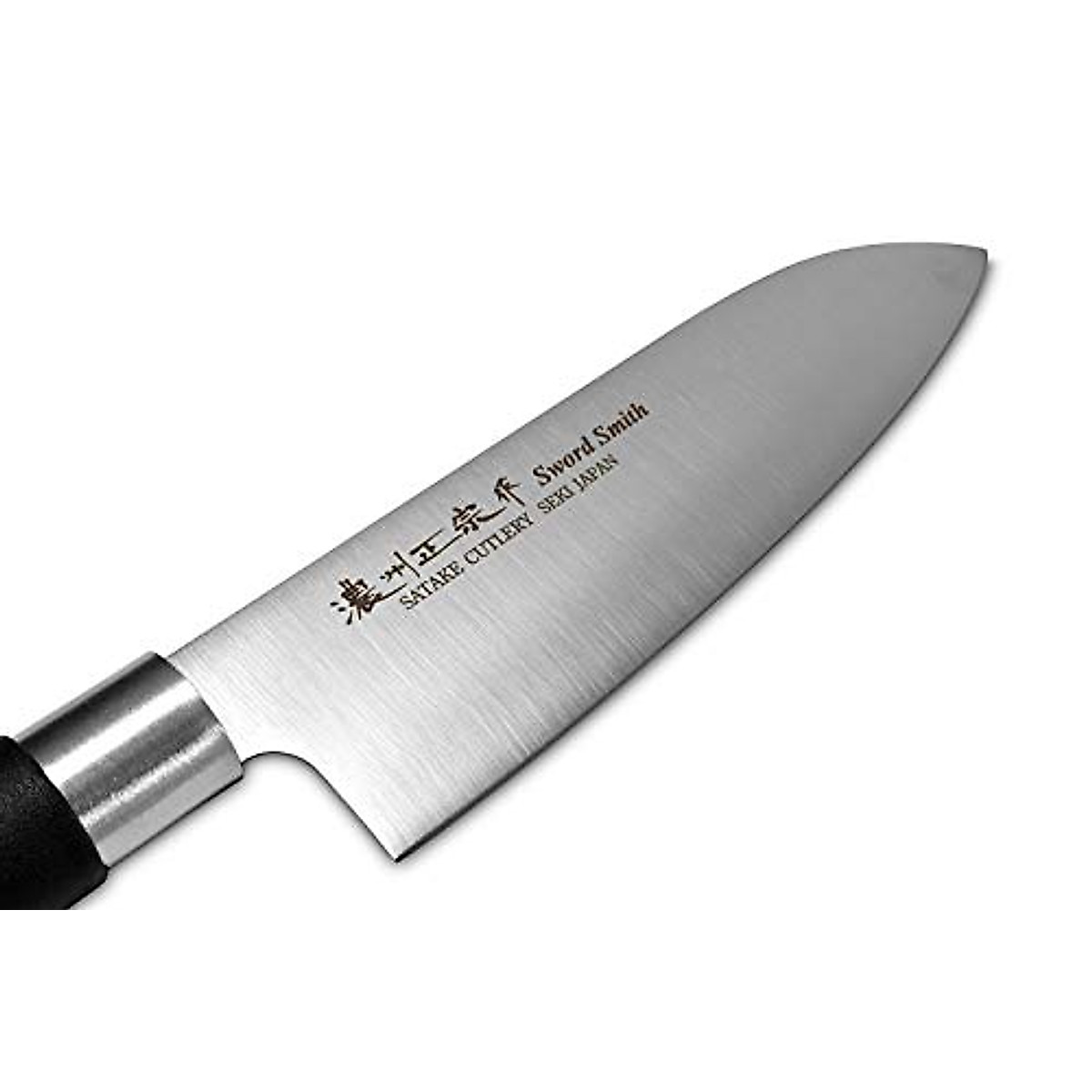Seki Japan MASAMUNE, Japanese Utility Chef Kitchen Knife, Stainless Steel Wa Santoku Knife, PP Handle, 6.7 inch (170mm)