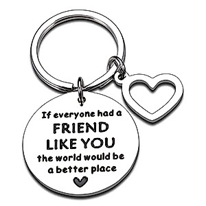 Friendship Gifts for Women Friends Long Distance Friendship Gift Birthday Christmas Presents Thank You Gifts for Boys Girls Sisters Keychain for Men Brother Coworker Appreciation Leaving Farewell Gift