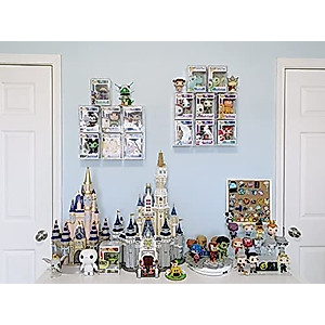 Acrylic Funko Pop Display Case - Fits 6 Regular Size Funko Pop Boxes, Even When in Soft Protectors [Compatible with YouTooz Vinyl Collectible Toy Figures] - Funko Pop Display Shelf