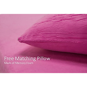 Irvine Home Collection Twin 6 inch Gel Memory Foam Mattress | Free Matching Pillow | Medium Firm | Cool Sleep | CertiPUR-US Certified | No Fiberglass | Great for Kids, Bunk Beds, Trundle, and Daybeds