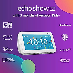 Echo Show 5 with 3 months of Amazon Kids+ (auto-renewal) - Sandstone