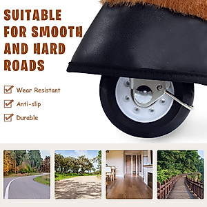 WondeRides Ride on Rocking Horse Toy Pony Cycle Plush Walking Animal Giddy up Pony Mechanical Riding Horse Medium Size 4 for Toddler Age 4-9 (36 Inch Height), Walking Horse Toy with Wheels