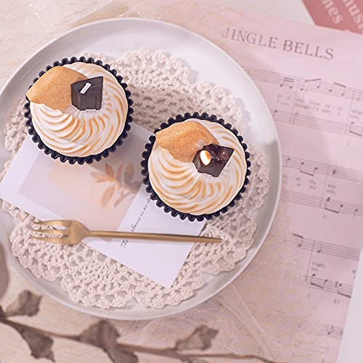 Toasted Marshmallow French Vanilla Scented Candle for Birthday Party Baby Shower and Wedding Favor