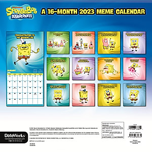 2023 Nickelodeon SpongeBob SquarePants Wall Calendar